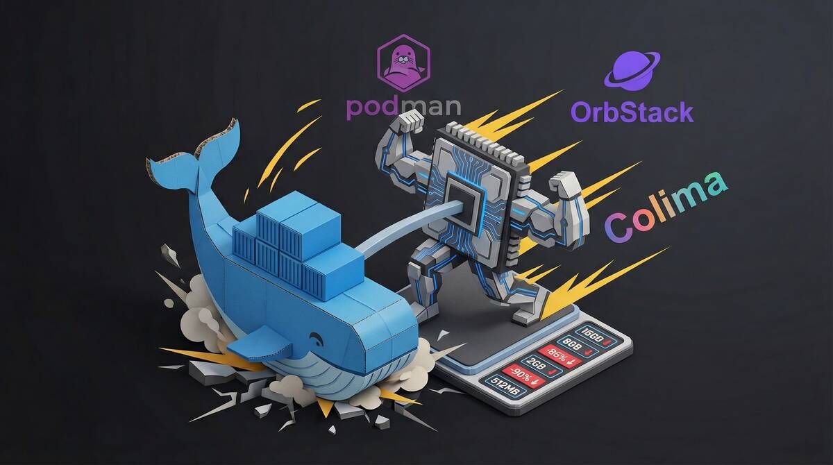 Docker Desktop Alternatives 2025: Podman, OrbStack, Colima & More - fsck.sh